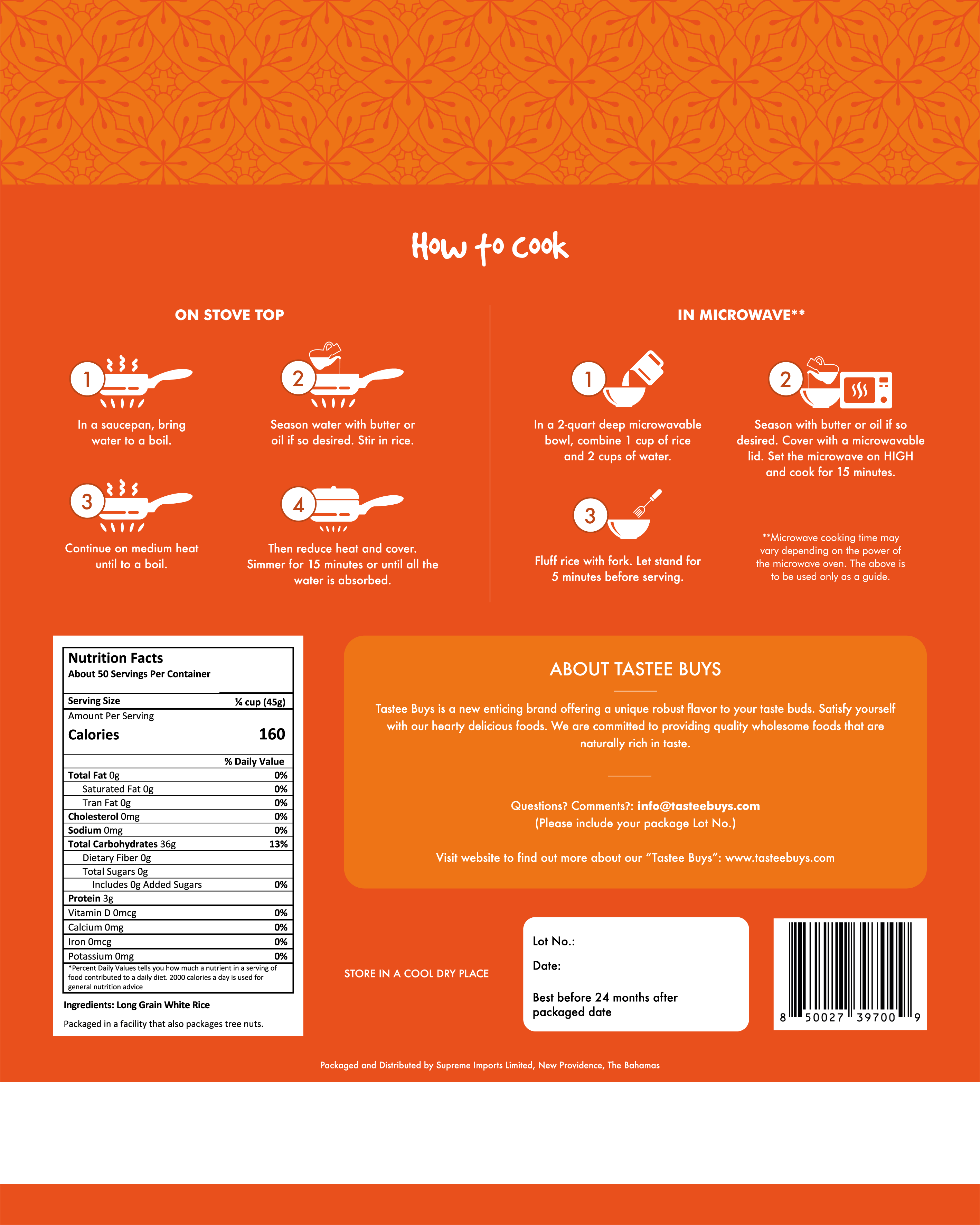 Tastee Buys is a new enticing brand offering a unique robust flavor to ...